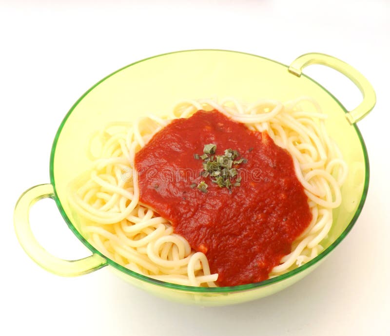 Spaghetti stock image. Image of lunch, sauce, freshness - 46514267