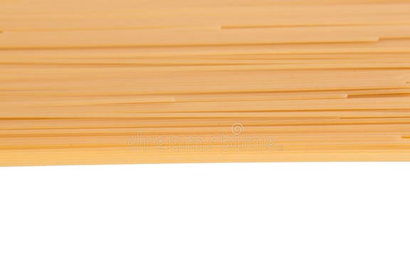 Spaghetti Spread Out on a White Surface Stock Photo - Image of ...