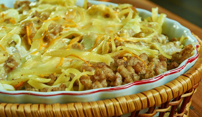Ground Turkey Spaghetti Squash Casserole Stock Photos - Free & Royalty ...