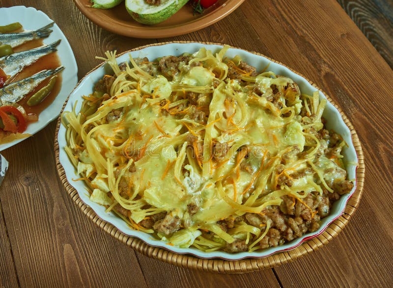 Ground Turkey Spaghetti Squash Casserole Stock Photos - Free & Royalty ...