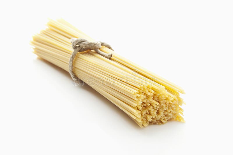 Bundle of dry spaghetti stock photo. Image of ingredient - 25163006