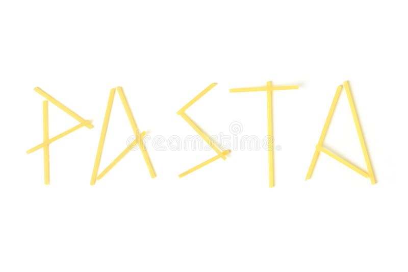 Spaghetti word stock image. Image of spaghetti, closeup - 33494069