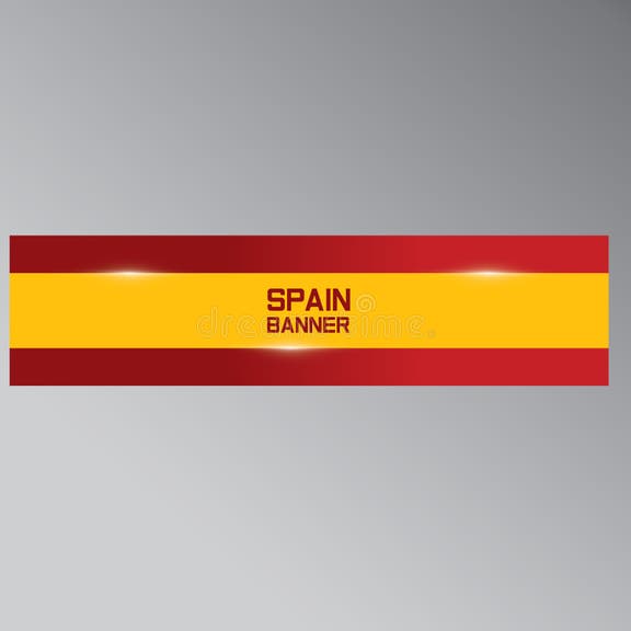 Spain Banner. Vector Illustration Decorative Design Stock Illustration ...