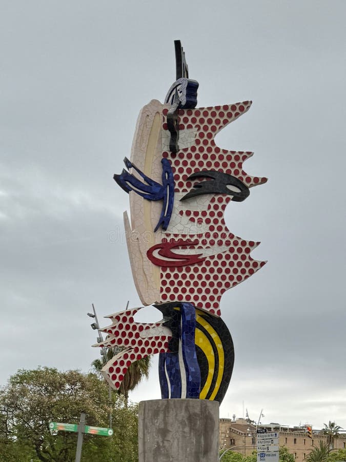 The Beautiful Face of Barcelona in Barcelona, Spain Stock Image - Image ...