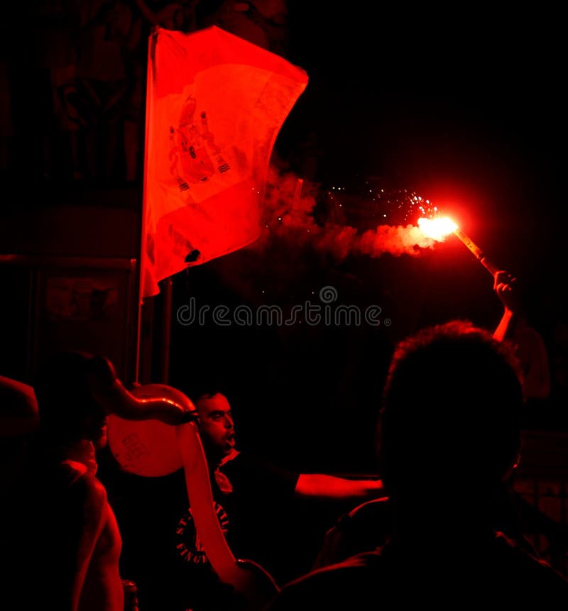 Spain celebrating victory editorial photo. Image of flag - 15111756