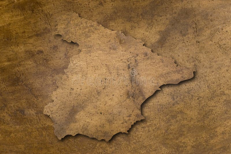 Spain copper texture map stock image. Image of colourful - 3448275