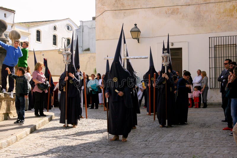 Spain, Easter Celebration Parade in Jerez Editorial Stock Photo - Image ...