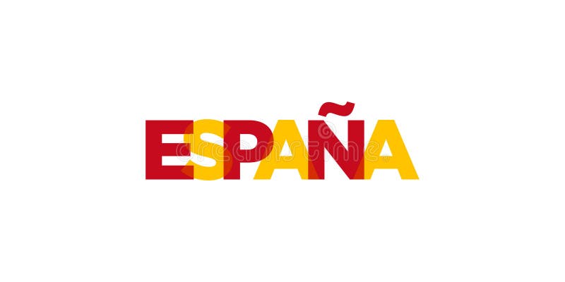Spain Emblem. the Design Features a Geometric Style, Vector ...
