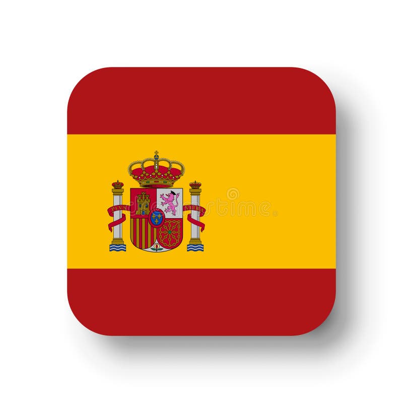 Flag Spain Rounded Corners Stock Illustrations – 11 Flag Spain Rounded ...
