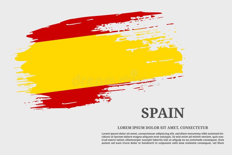 Spain Flag Grunge Brush and Poster, Vector Stock Vector - Illustration ...