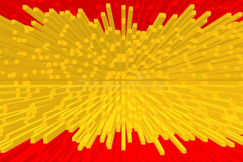 Spain. Flag of Spain. Llustration of the Flag of Spain. Horizontal ...
