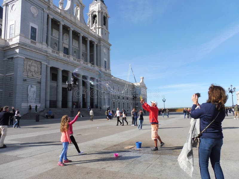 Spain: Having Fun in Madrid Editorial Stock Photo - Image of park ...