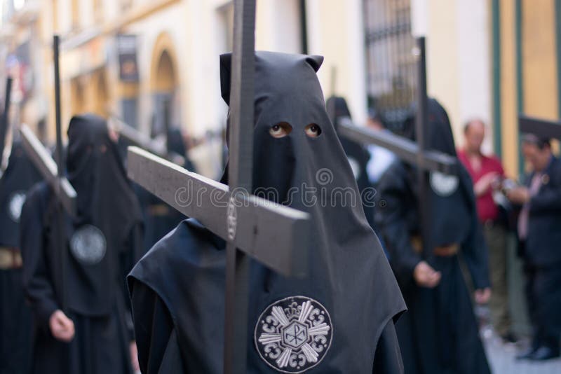 Penitents stock image. Image of abril, camino, andalusia - 66887237