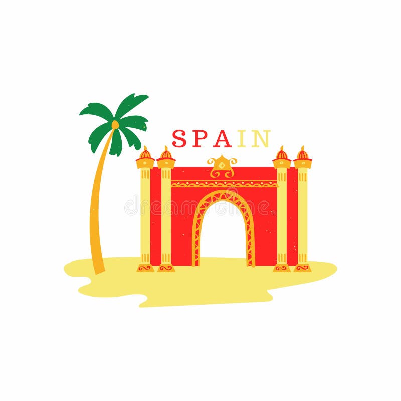 Spain Logo Design Template Icon Stock Illustration - Illustration of ...