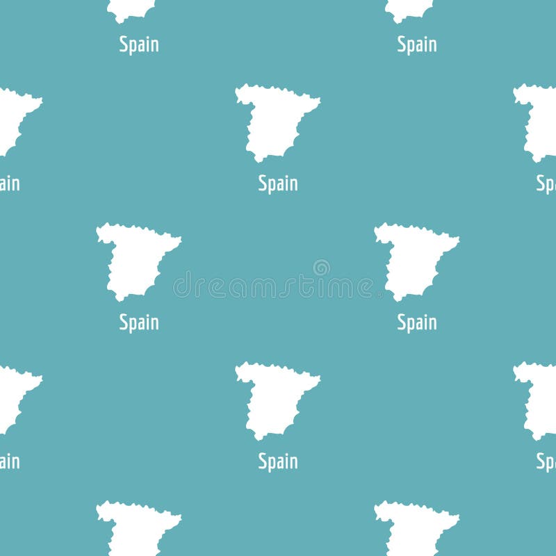 Spain map in black simple stock illustration. Illustration of digitally ...