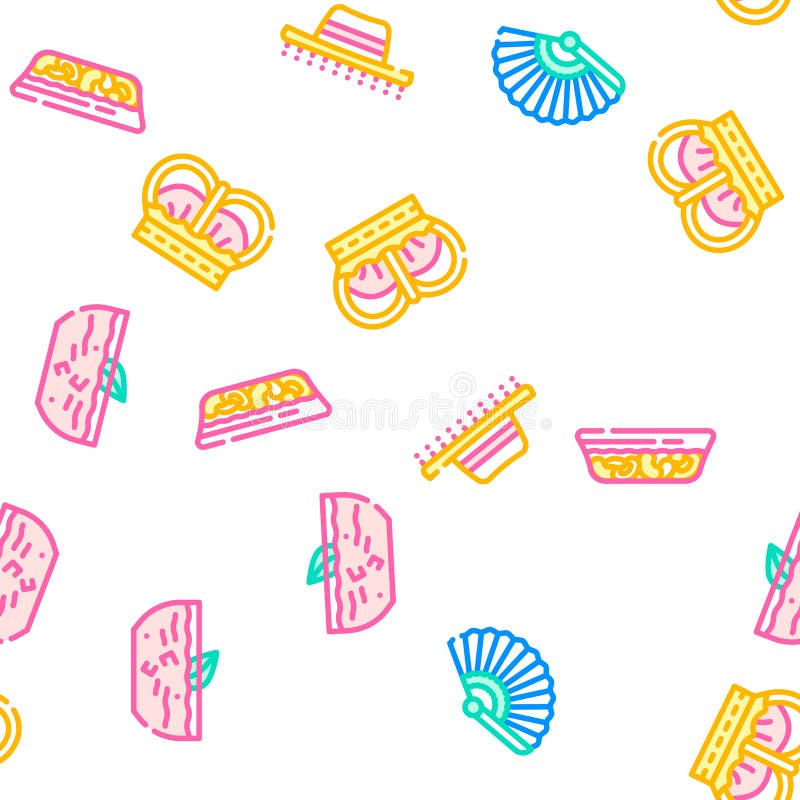 Spain Nation Heritage Vector Seamless Pattern Stock Illustration ...