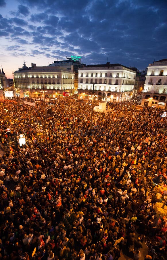 Spain national strike editorial image. Image of crisis - 24081800