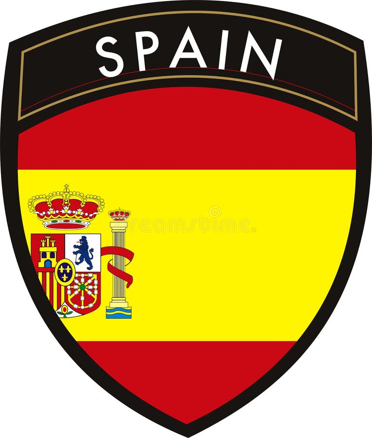 Vector map Spain stock vector. Illustration of brushstroke - 4722915