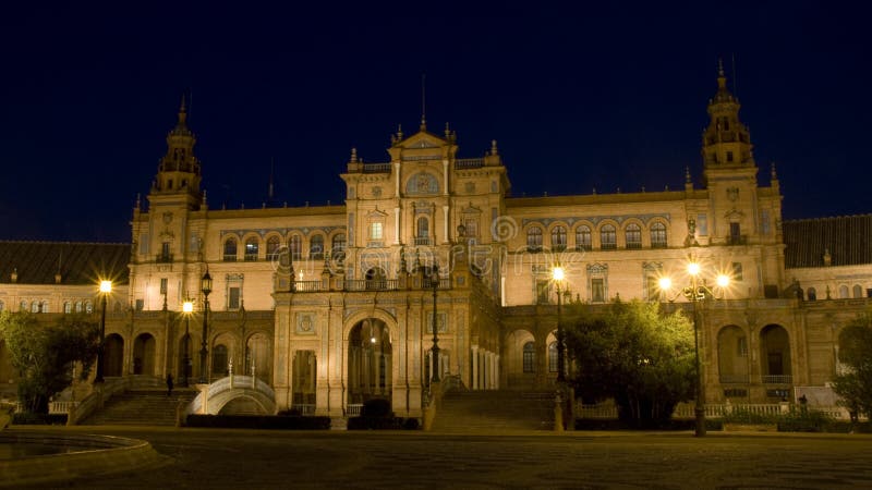 Spain s Square of Seville stock image. Image of luisa - 26019623