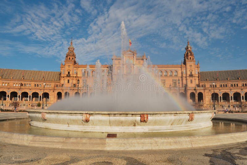 Spain square stock image. Image of architecture, travel - 22066539
