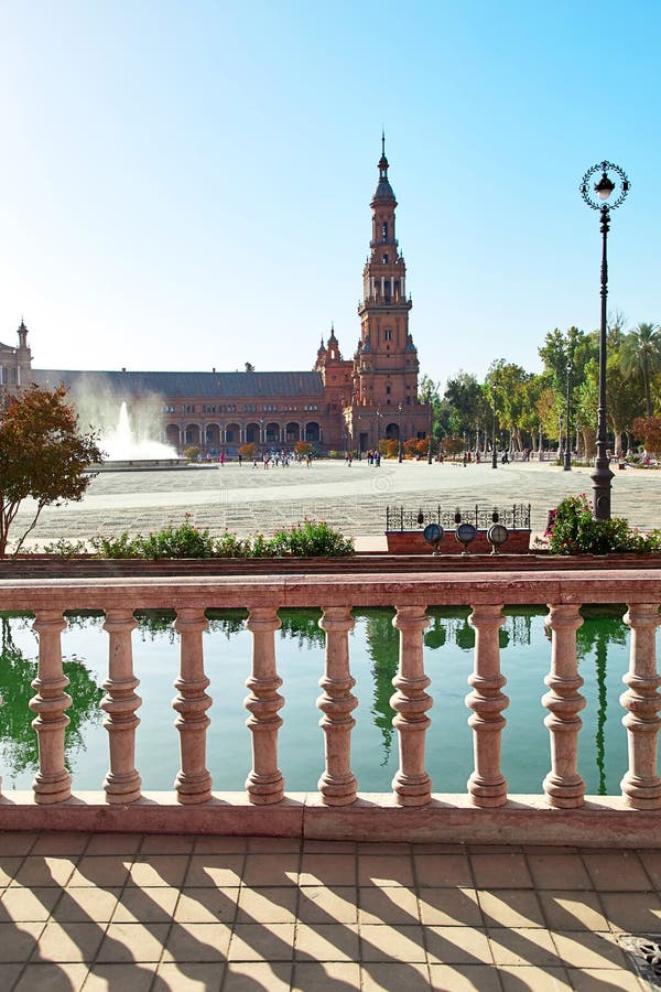 Spain Square, Sevilla, Spain Stock Image - Image of europe, place ...