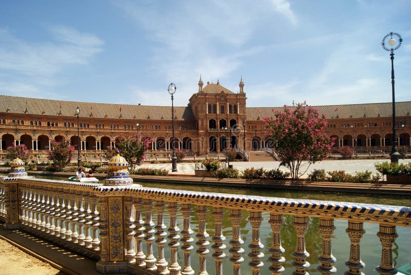 Spain Square, Seville stock photo. Image of andalucia - 25893936