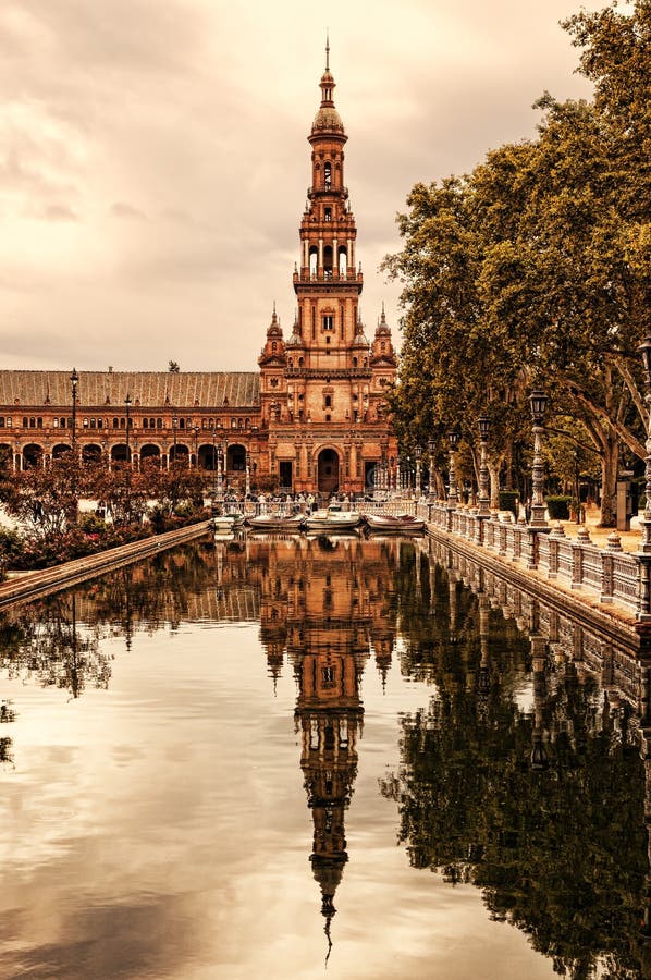Spain square,seville stock photo. Image of square, europe - 34854738