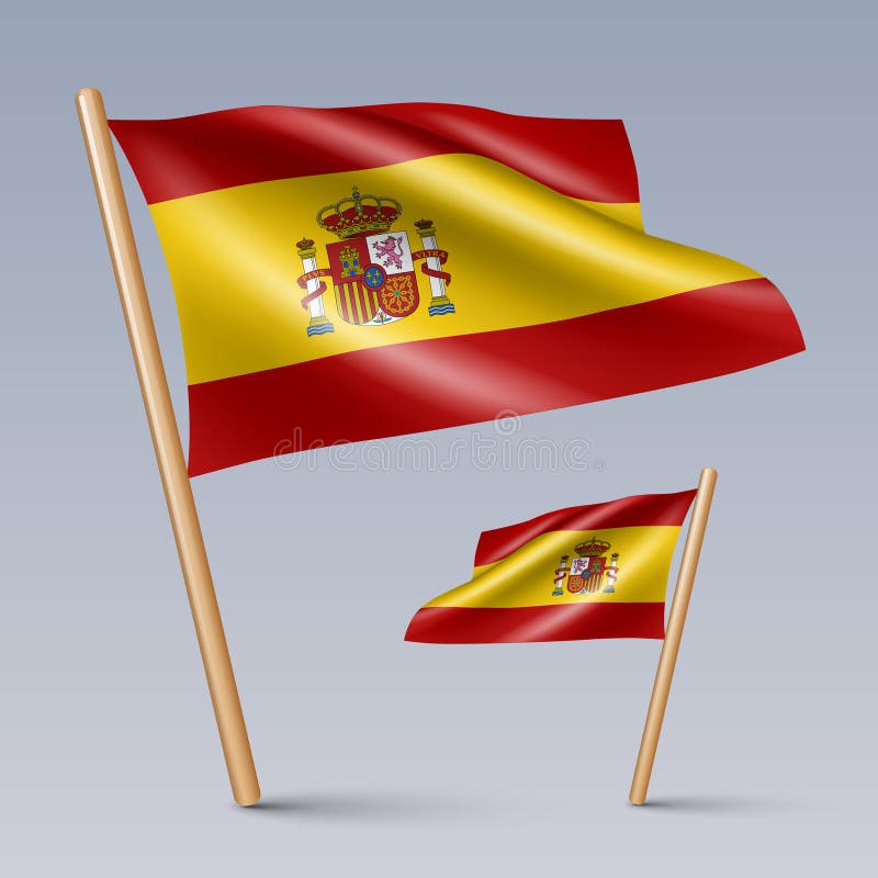 Spain vector flags stock vector. Illustration of iberian - 313422049