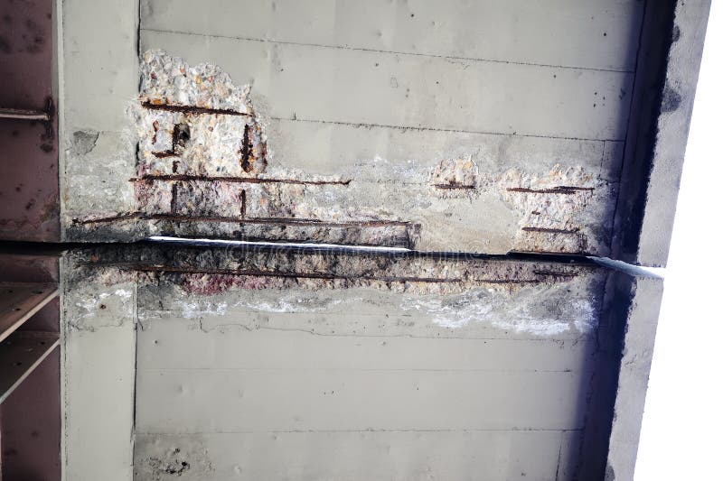 Spalling Concrete stock photo. Image of decay, road, joint - 50961310