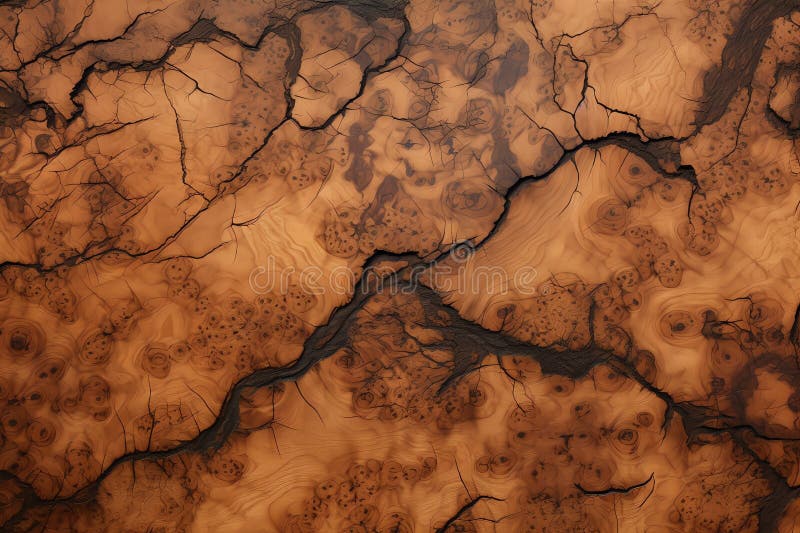 Spalted Maple Wood Featuring Intricate Dark Patterns Created by Fungi ...