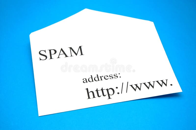Spam stock photo. Image of leaflet, post, white, cost - 1650850