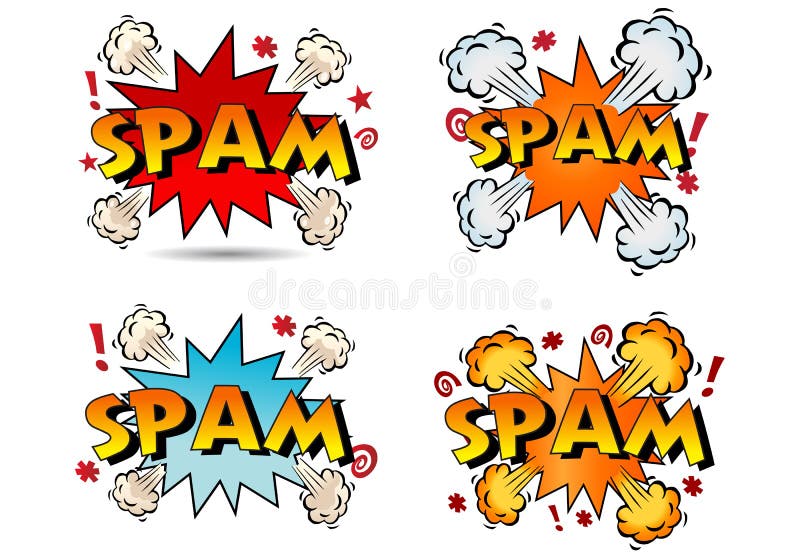 Spam splash stock vector. Illustration of abuse, bills - 3007419