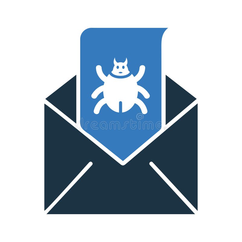 Spam, Bug, Virus Icon. Simple Editable Vector Illustration Stock ...