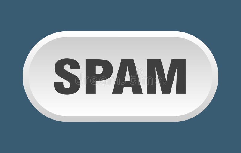 Spam Button on the Computer Keyboard 3d Illustration. Stock ...