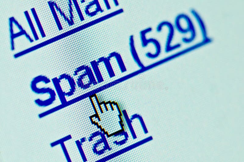 Spam e-mail folder stock photo. Image of folder, email - 9014148