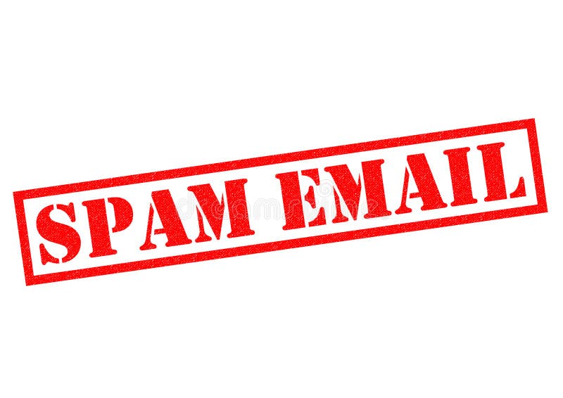 SPAM EMAIL stock illustration. Illustration of dangerous - 86681625