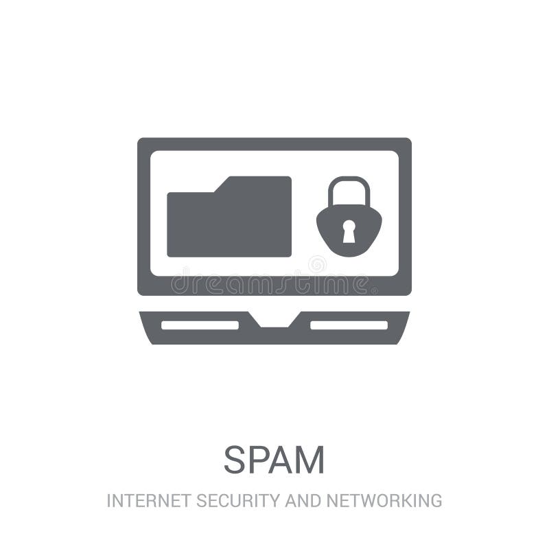 Spam Icon. Trendy Spam Logo Concept on White Background from Int Stock ...