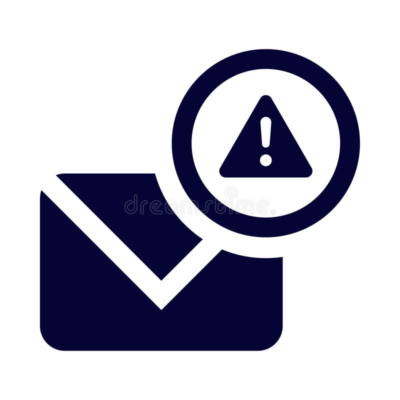 Spam, Mail, Spam Mail, Computer, Alert, Spam Mail Icon Stock Vector ...