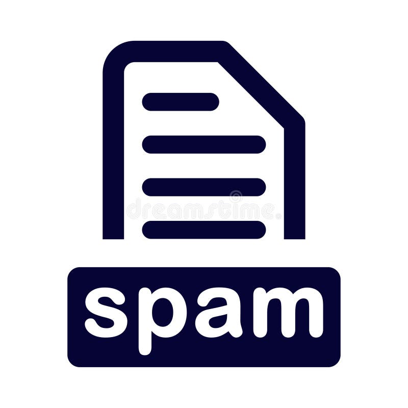 Spam, Mail, Spam Mail, Computer, Alert, Spam Mail Icon Stock Vector ...