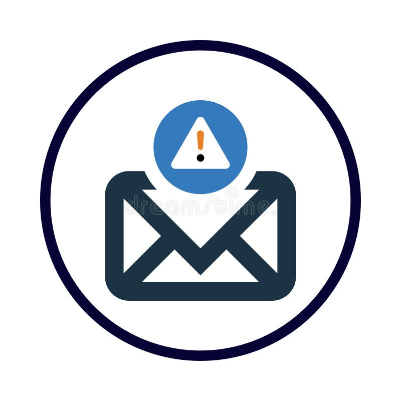 Spam, Mail, Spam Mail, Computer, Alert, Spam Mail Icon Stock Vector ...