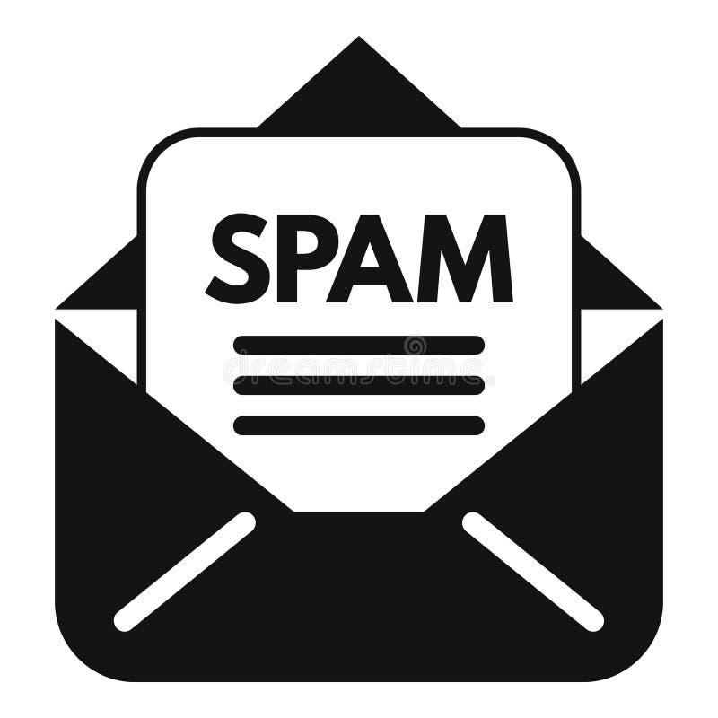 Spam Media Filter Icon Simple Vector. Cloud Process Stock Vector ...