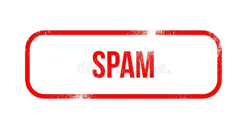 Spam - Red Sign with Clouds in Background Stock Image - Image of cloudy ...