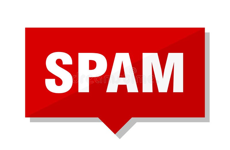 Spam price tag stock vector. Illustration of spam, label - 118867646