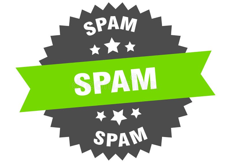 Spam Sign. Spam Circular Band Label. Spam Sticker Stock Vector ...