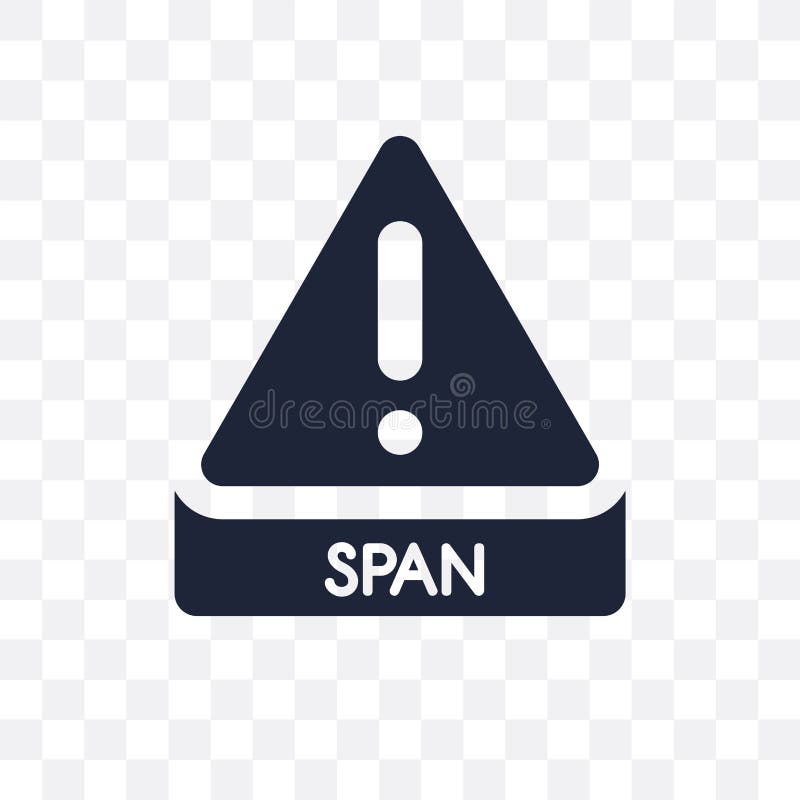 Spam Transparent Icon. Spam Symbol Design From Internet Security Stock ...