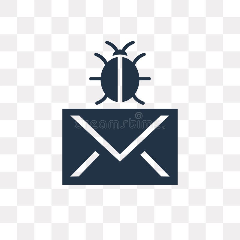 Spam Vector Icon Isolated on Transparent Background, Spam Trans Stock ...