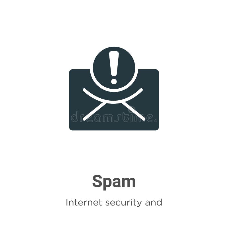 Spam Icon in Filled, Thin Line, Outline and Stroke Style. Vector ...
