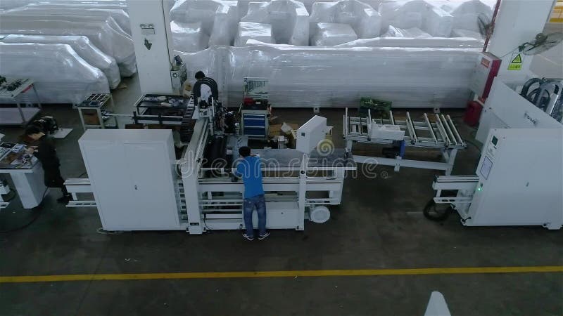 A Span of Modern Office Space. Empty Office Stock Footage - Video of ...