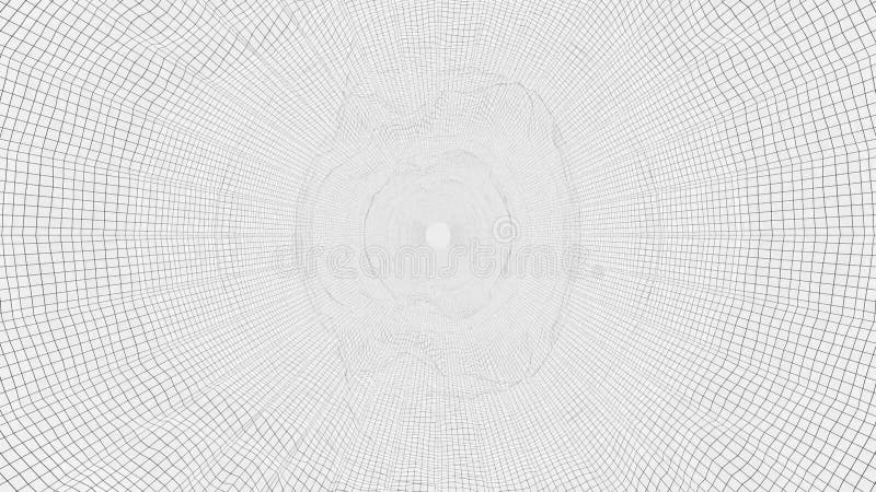 Span Inside a Wireframe Pipe. Seamless Stock Video - Video of future ...