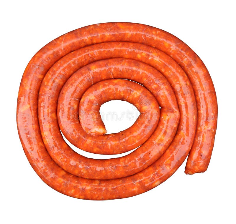 Chorizo, Rote Wurst Von Spanien Stockbild - Bild von pepperonis ...